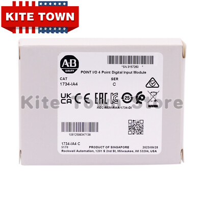 2023-2024 US New Allen Bradley 1734-IA4 /C POINT I/O 4-Channel Input ...