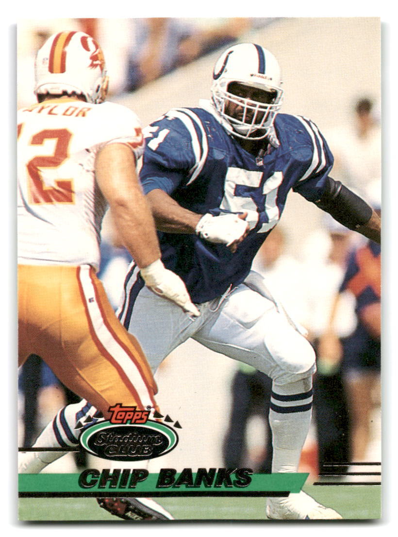 Chip Banks 1993 Stadium Club #479 Indianapolis Colts FOOTBALL | eBay