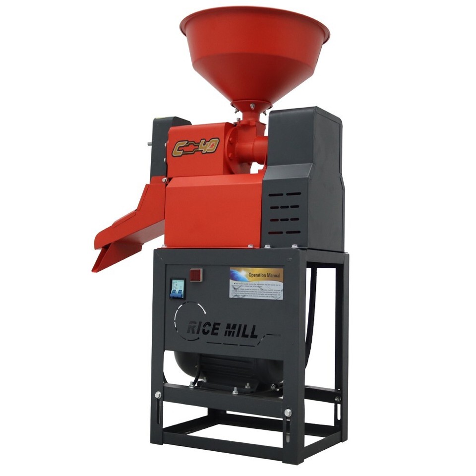 Electric Rice Milling Machine Millet Corn Huller Peeler 130-170KG/H ...