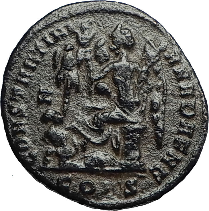 CONSTANTINE I the GREAT Victory vs LICINIUS I 327AD Ancient Roman Coin ...