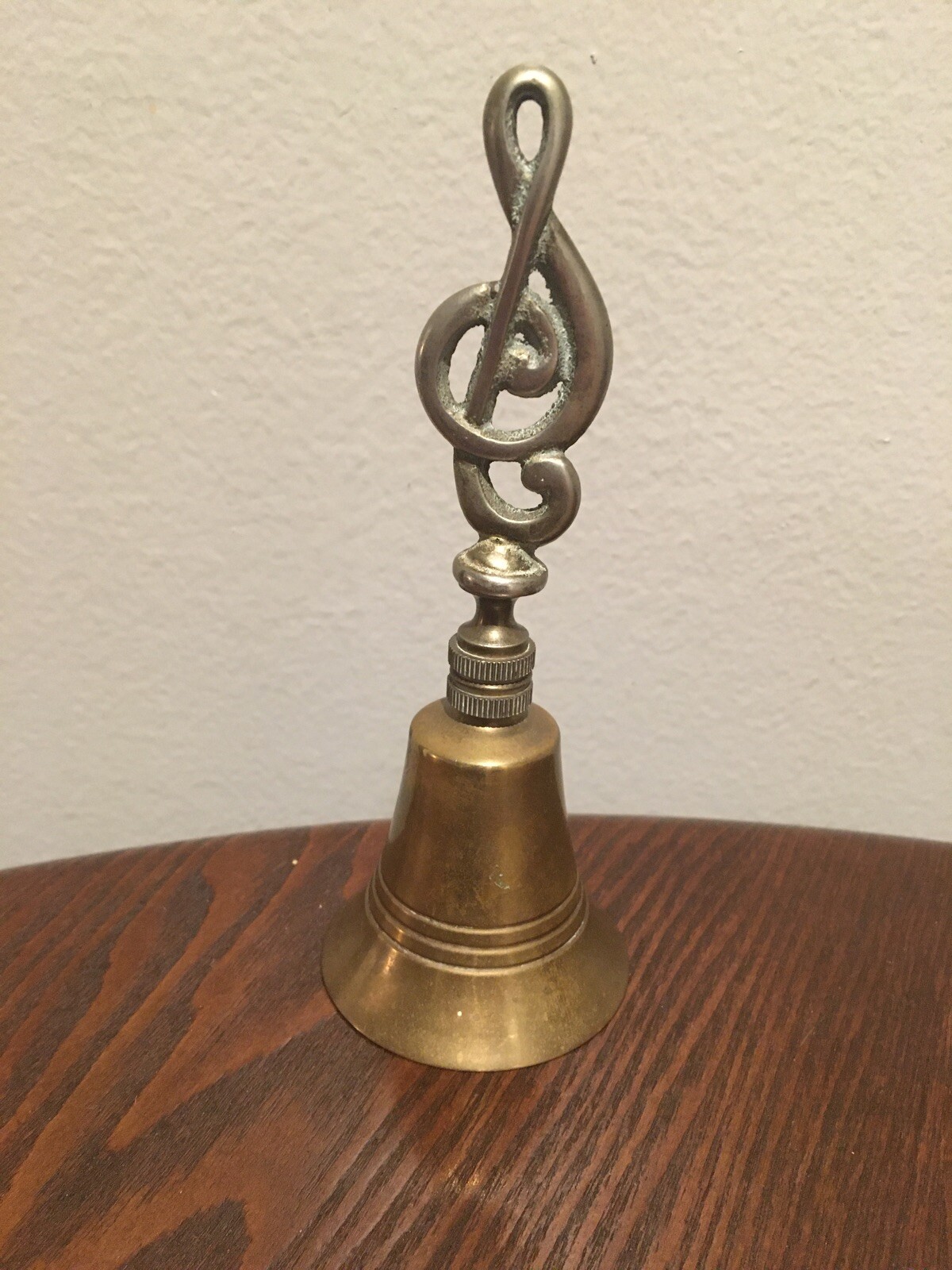 Vintage Treble Clef Brass Metal Bell | eBay