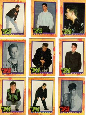New Kids on the Block Vintage 1989 Topps Cards Big Step Productions Lot ...