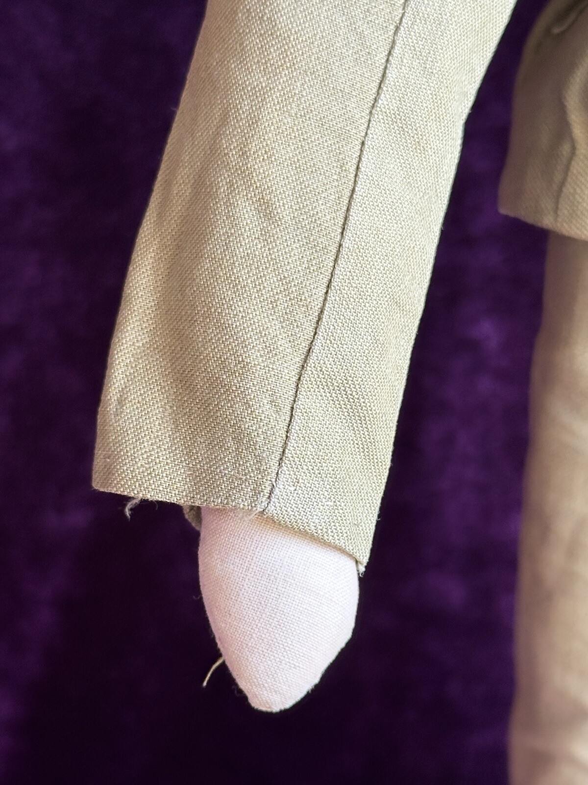 Antique American Primitive 15” Handmade Cloth Rag Folk Soldier (?) Doll ...