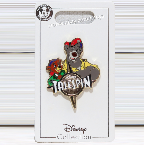 Disney Parks Pin TaleSpin Baloo and Kit Cloudkicker | eBay
