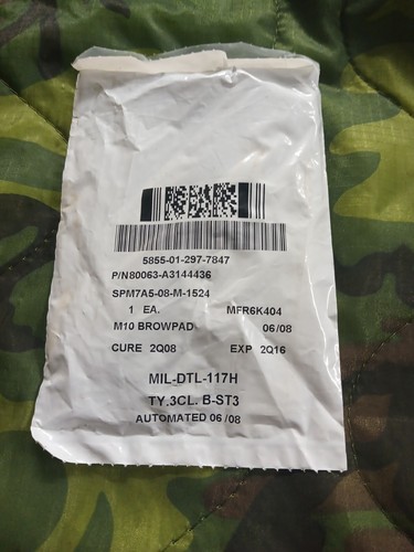 Browpad Small Night Vision Head Mount Assessory 5855-01-297-7847 PVS-14 ...