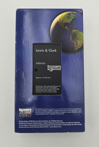 Lewis & Clark Discovery Channel (VHS, 1998) OOP Documentary | eBay
