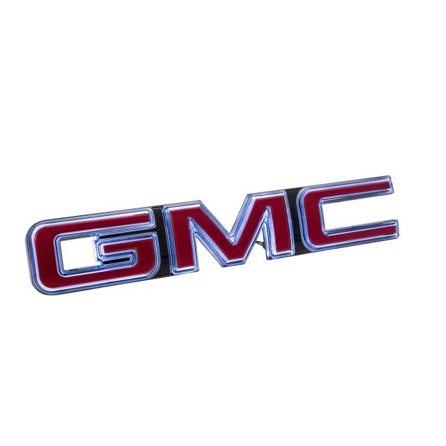 Genuine GM Exterior Emblem Illuminated GMC Red 84741557 for sale online ...