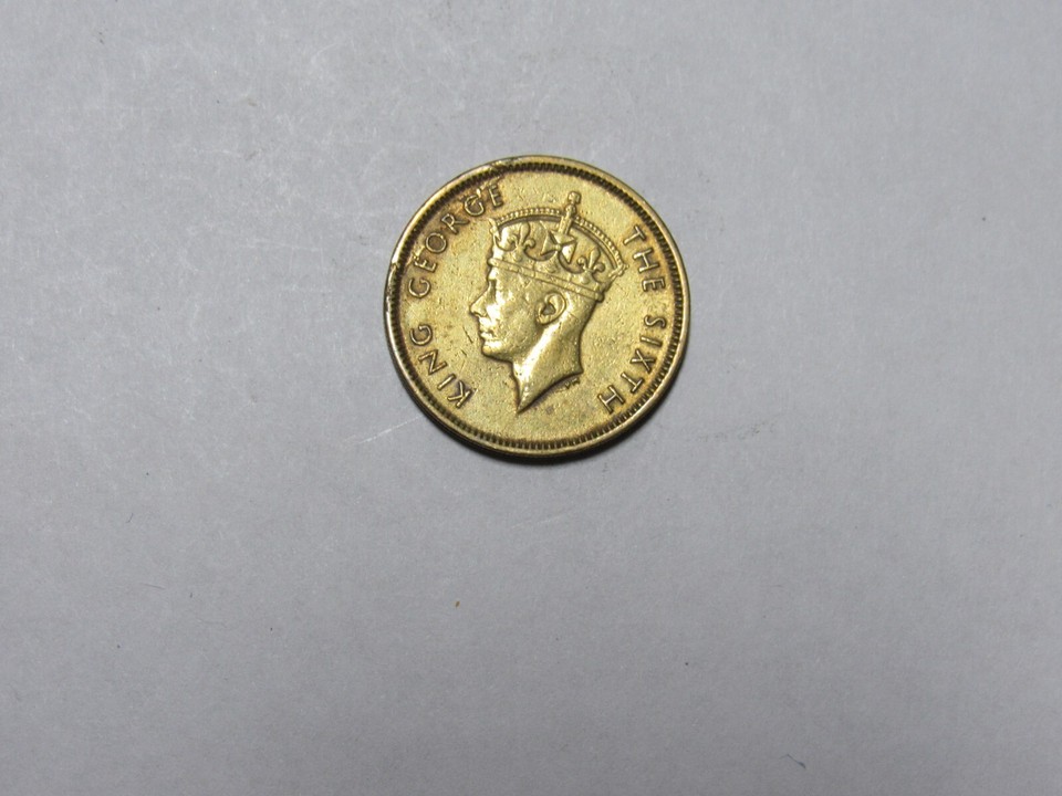 Old Hong Kong Coin - 1949 Ten Cents - Circulated, cleaned, spots ...