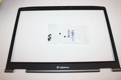 15.4" LCD FRONT SCREEN BEZEL/SCREWS 3DMA7LBTA02-GATEWAY MA7/MA3/MX ...