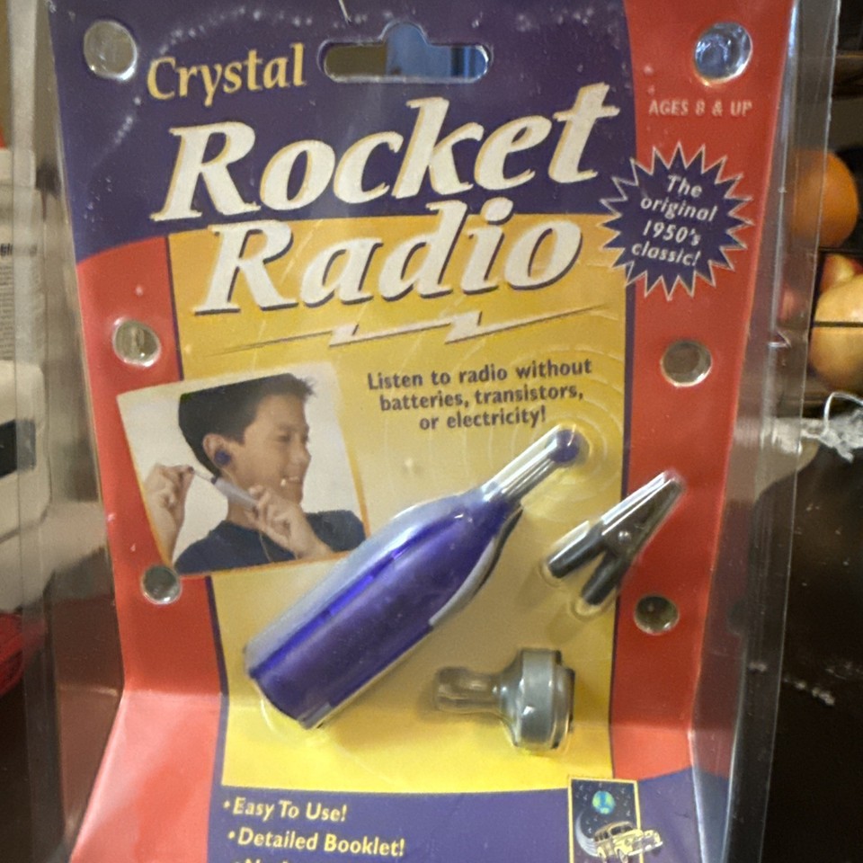 Vintage Rocket Crystal Radio Damert Company 2000 Berkeley Ca | eBay