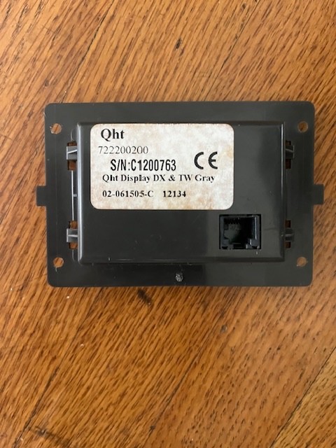 Cruisair Qht control keypad Q-logic 722200200 DX & TW Gray | eBay