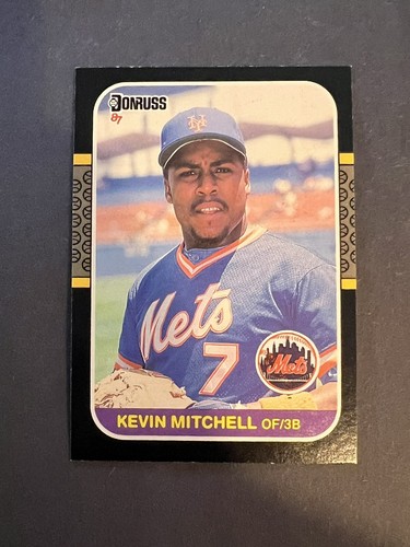Kevin Mitchell 1987 Donruss #599 Rookie Mets Giants FREE SHIPPING | eBay