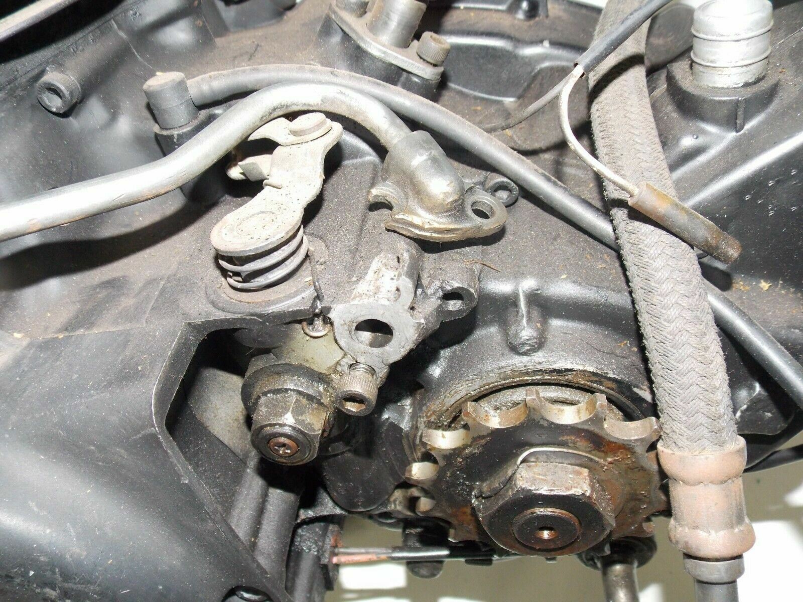 1976 Yamaha TT500 Complete Engine MOTOR 583-004867 5sp Thumper Vintage ...