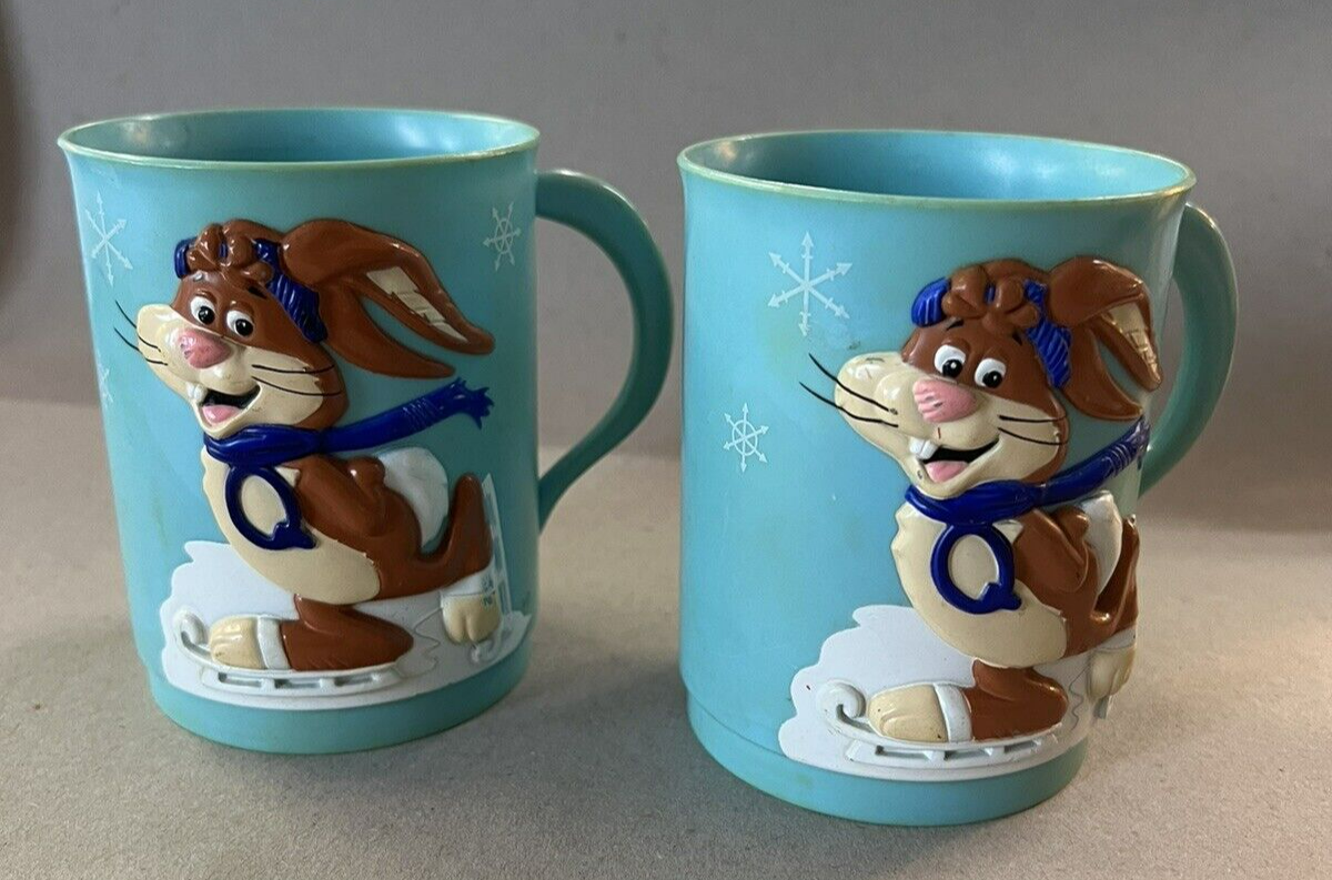 TWO NESTLE' QUIK+MILK=CHOCOLATEY FUN! CUPS | eBay