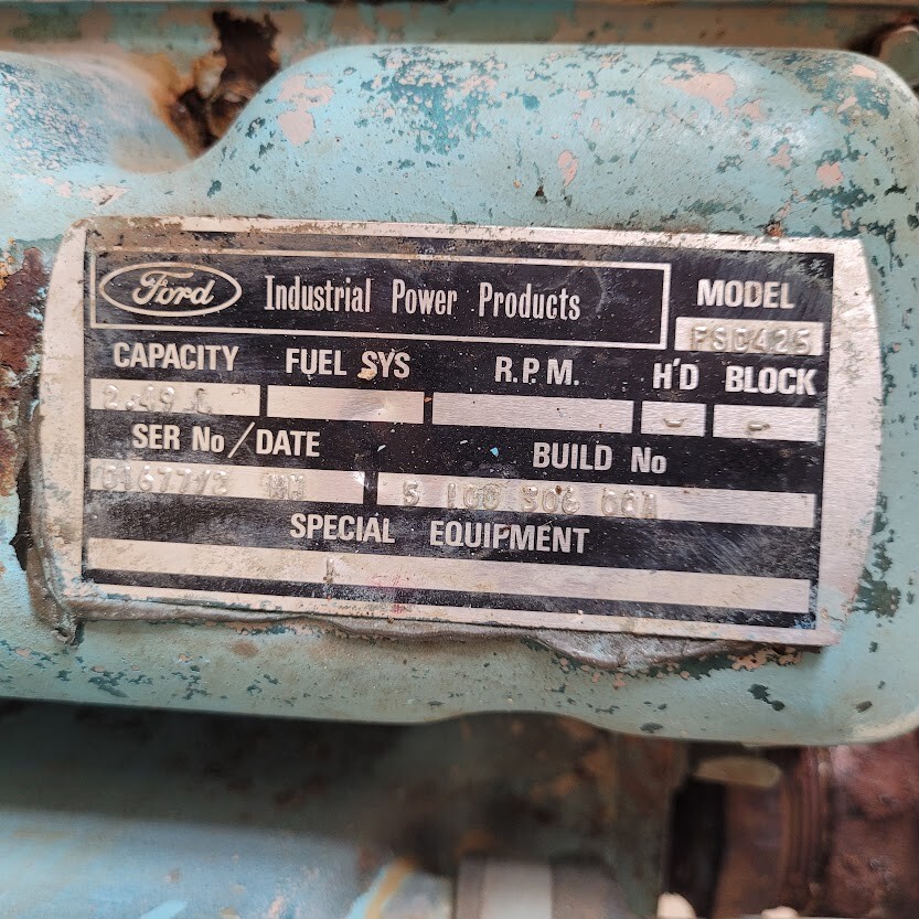 Ford FSD 425 x 04 inboard marine disel engines lot lifeboat used ship ...