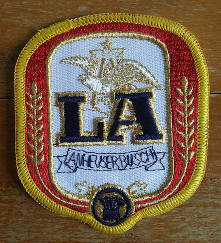 LA Beer Anheuser Busch Vintage 80s Beer Collectors Patch | eBay