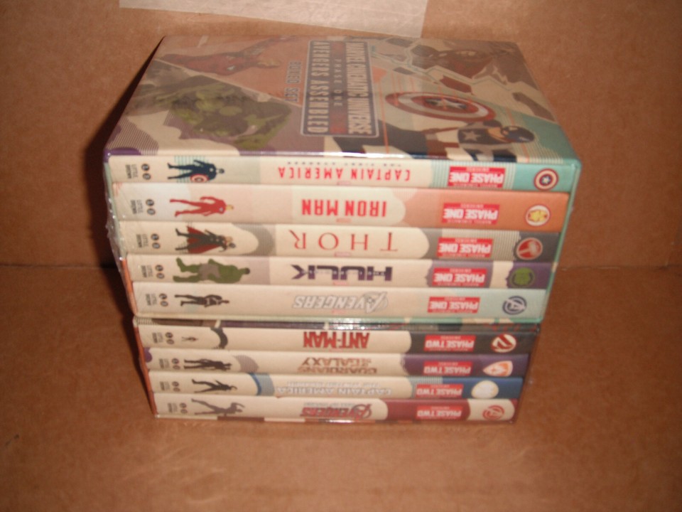Marvel Cinematic Universe Phase One & Two Boxed Sets by Alex Irvine ...