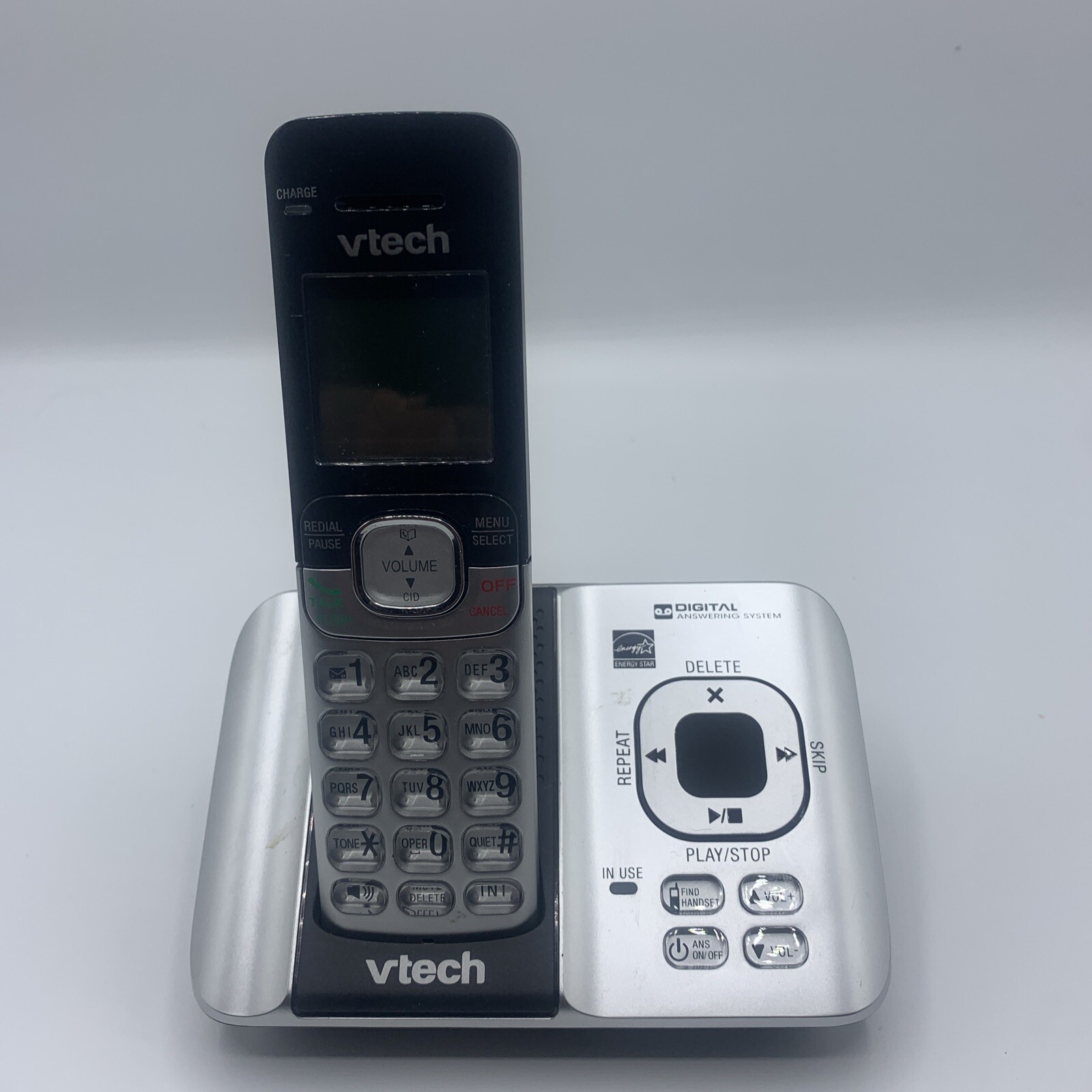 VTech CS6529-3 Cordless Handset W/ Battery and Base Station TESTED | eBay