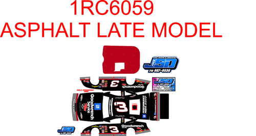 1RC ASPHALT LATE MODEL 1RC6059 WRAP DALE EARNHARDT 2001 GDYR | eBay