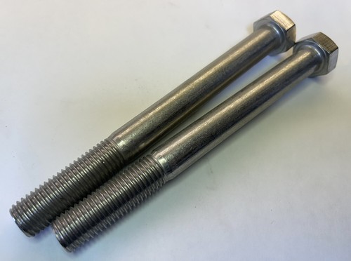 M16 x 2MM x 160MM HEX HEAD CUP SCREWS STAINLESS STEEL A2-70 Qty2 Pcs ...