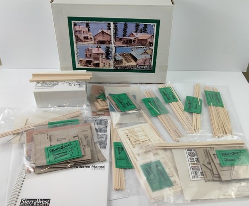 Sierra West Scale Models HO/HOn3 Kit Logging Camp Main Street Kit HO ...