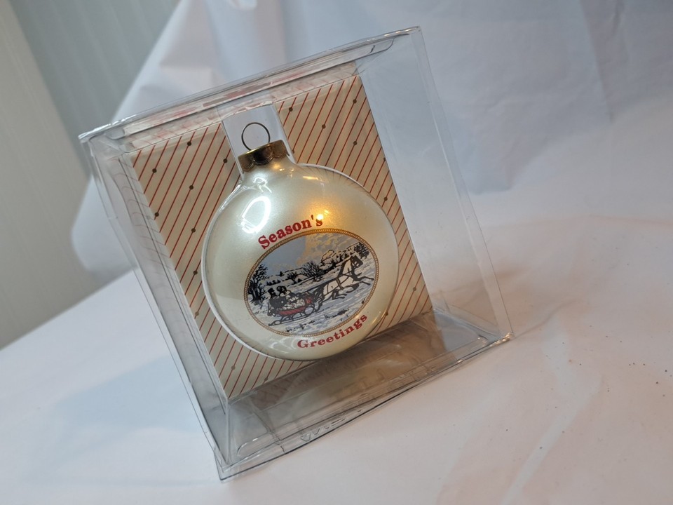 Trane Christmas Ornament Classic Sphere Holiday Greetings Season's ...