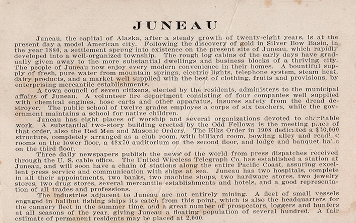 Juneau Alaska Panoramic Winter & Pond Tri-Fold Postcard H81 | eBay