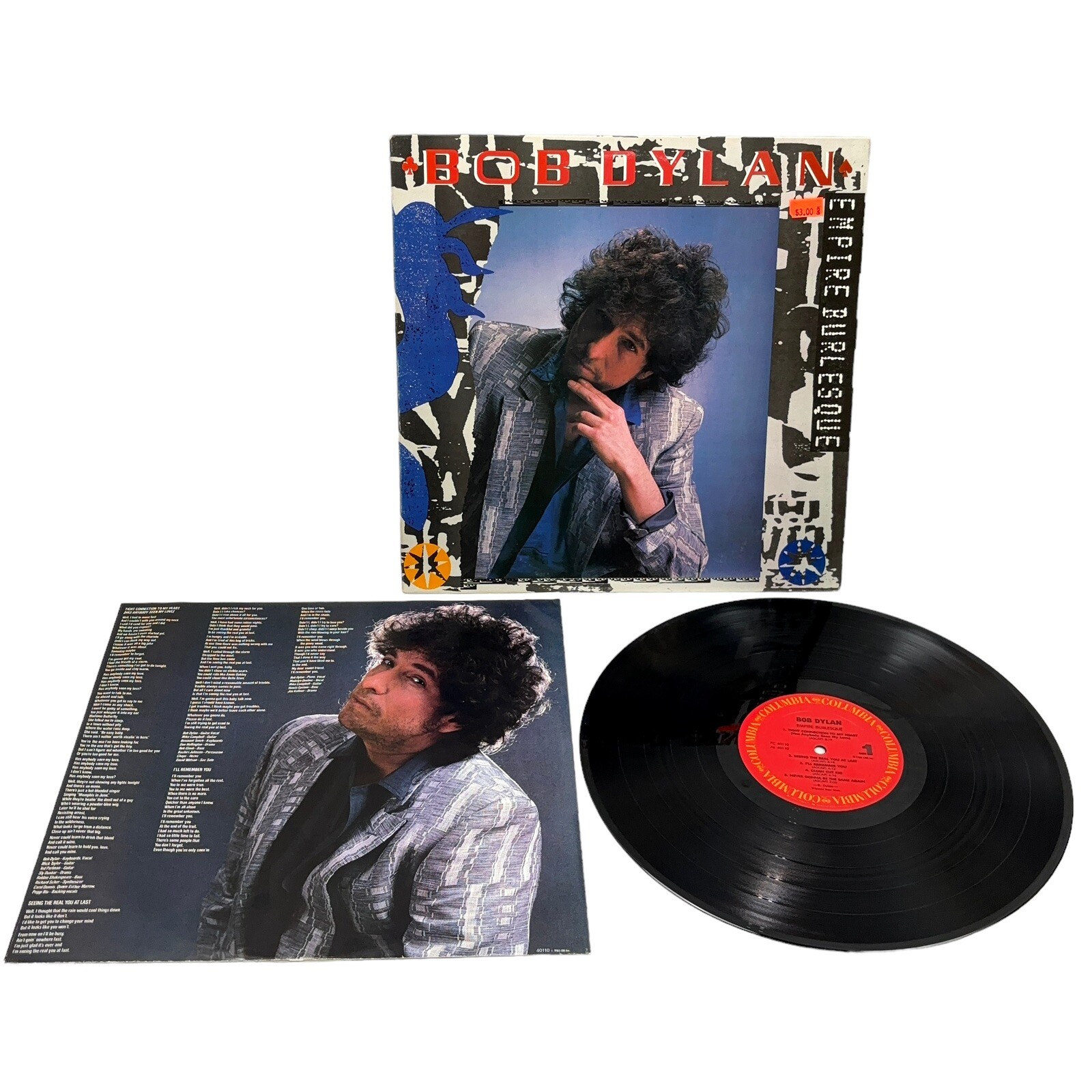 BOB DYLAN Empire Burlesque 1985 COLUMBIA 1st Press LP FC 40110 NM/NM | eBay