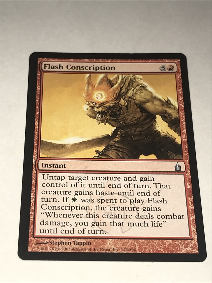 Magic the Gathering Flash Conscription Card | eBay