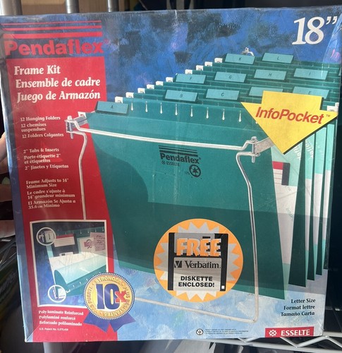 Pendaflex Frame Kit 12 Hanging Folders Metal Adjustable File Frame Kit ...