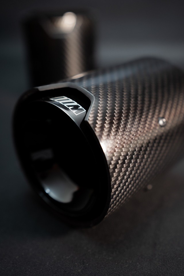 2x MPE Carbon Fibre Exhaust Tips For BMW M135i M140i 235i 240i 340i ...