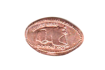 Elongated Penny "BLACK BEAR HOUSTON ZOO" Houston Tx Zinc | eBay