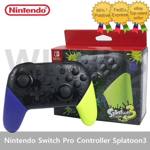 Nintendo Switch Pro Controller Splatoon 3 Edition Genuine BRAND NEW In ...