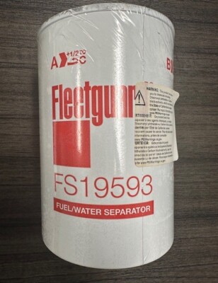 FS19593- FLEETGUARD FUEL/WATER SEPARATOR | eBay