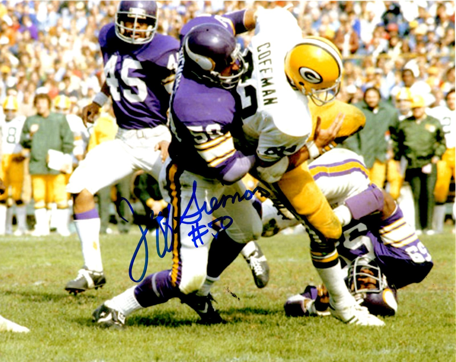Autographed JEFF SIEMON 8X10 Minnesota Vikings Photo -w/ COA | eBay