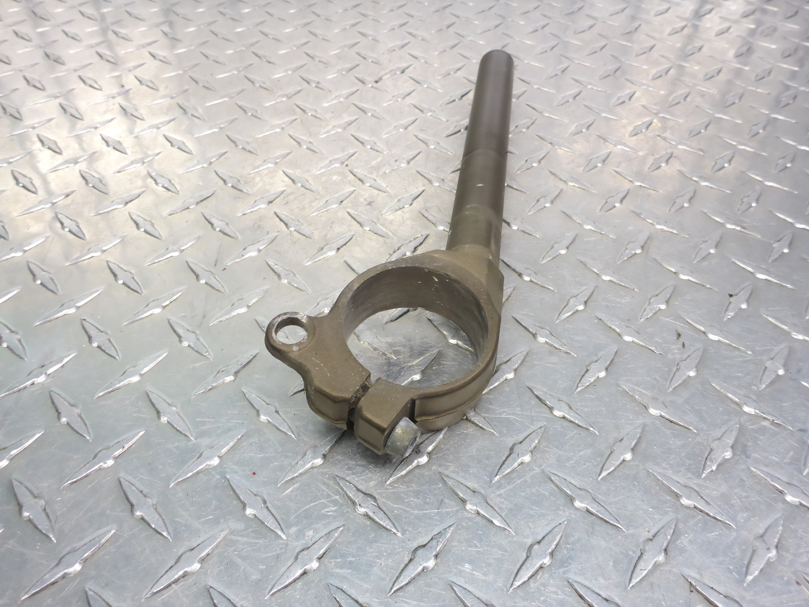 06 Kawasaki ZX636 ZX6R ZX 6R 636 Left Clip On Handlebar Handle Bar | eBay