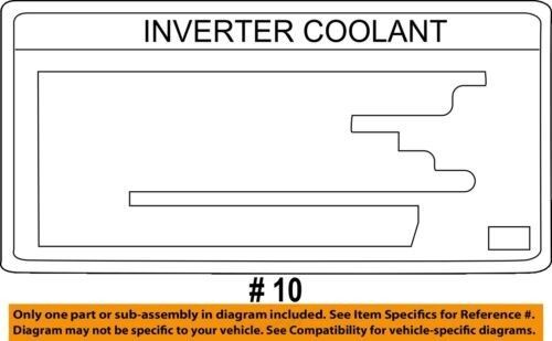 TOYOTA GENUINE PART LABEL G92A1-48010 | eBay