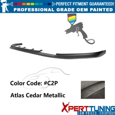 Fits 17-20 BMW G30 5 Series HM Style Front Lip Painted #C2P Atlas Cedar ...