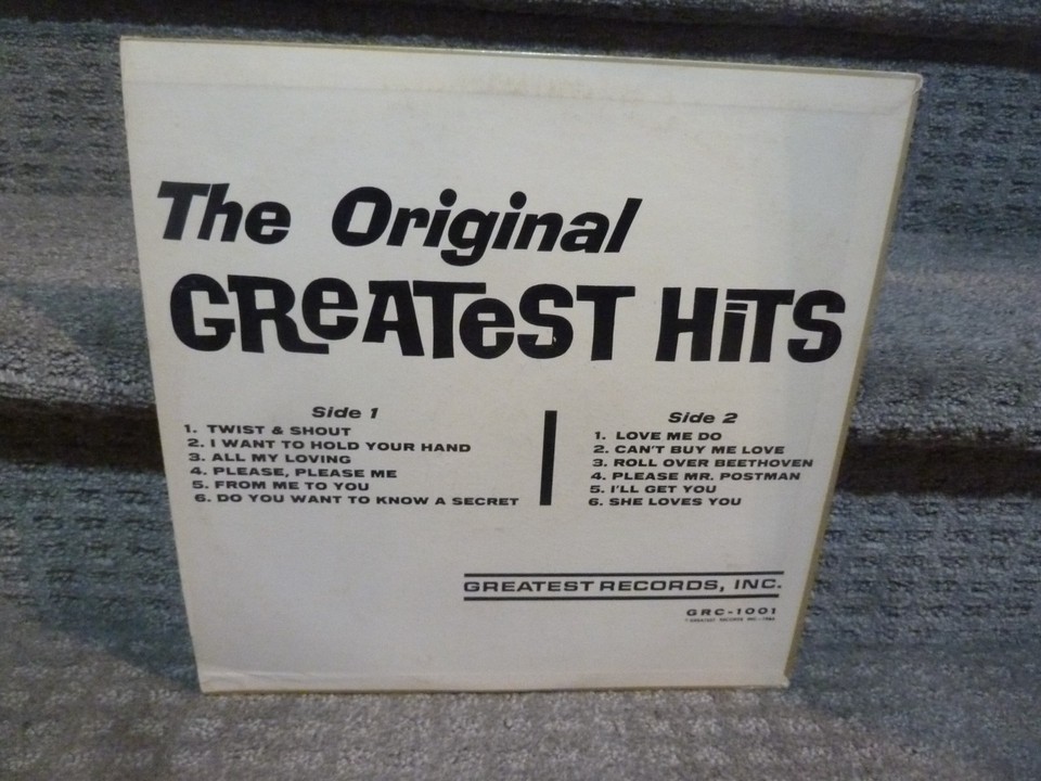 The Beatles The Original Greatest Hits 1964 LP vinyl record album GRC ...