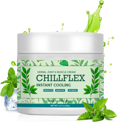 CHILLFLEX Menthol Soothing Cream, Instant Cooling Soothing Gel, Joint ...