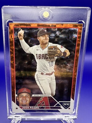 2023 Topps Series 1 Josh Rojas Orange Foil Parallel /299 #60 ...