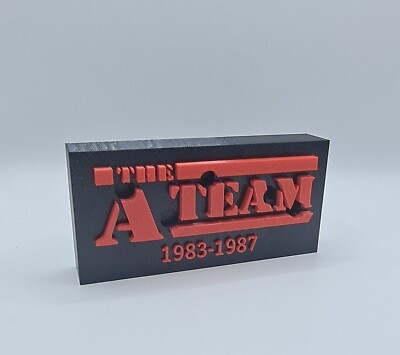 1980's TV Show The A-Team Sign Signage Desktop Art | eBay