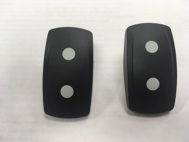 White Dot Boat Rocker Switch COVER ONLY for Carling Style Switches 1 ...