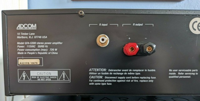 Adcom GFA-5300 2 Channel Power Amplifier for sale online | eBay
