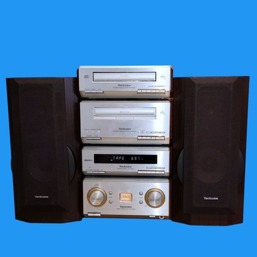 Technics SC-HD550 Amp Tuner CD Tape Speakers Stereo Stack System with ...