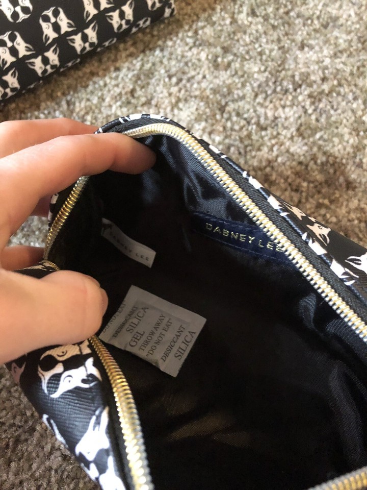 Dabney Lee Cosmetic Bag Set!! Travel Case NWT Dogs Frenchie Boston ...