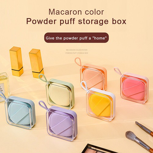 Makeup Sponge Puff Empty Holder Cosmetic Box Travel Protable Case ...