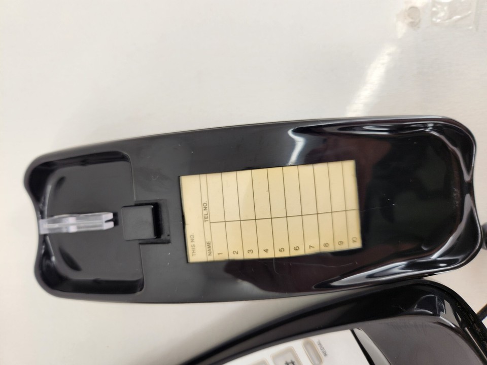 Vintage Black Telephone Spectra Phone TL-4 Slim Line Table Wall ...