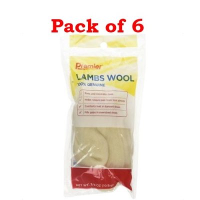 Premier Lambs Wool Padding 100% Genuine Helps Relieve Foot Pain 3/8 Oz ...