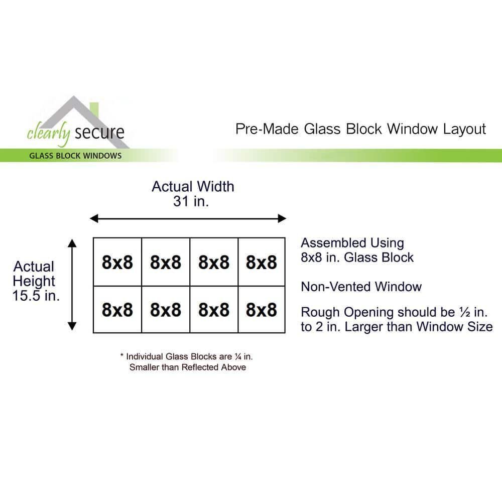 Glass Block Window Sizes Wave Tan US Awning Acrylic Block Window Hy